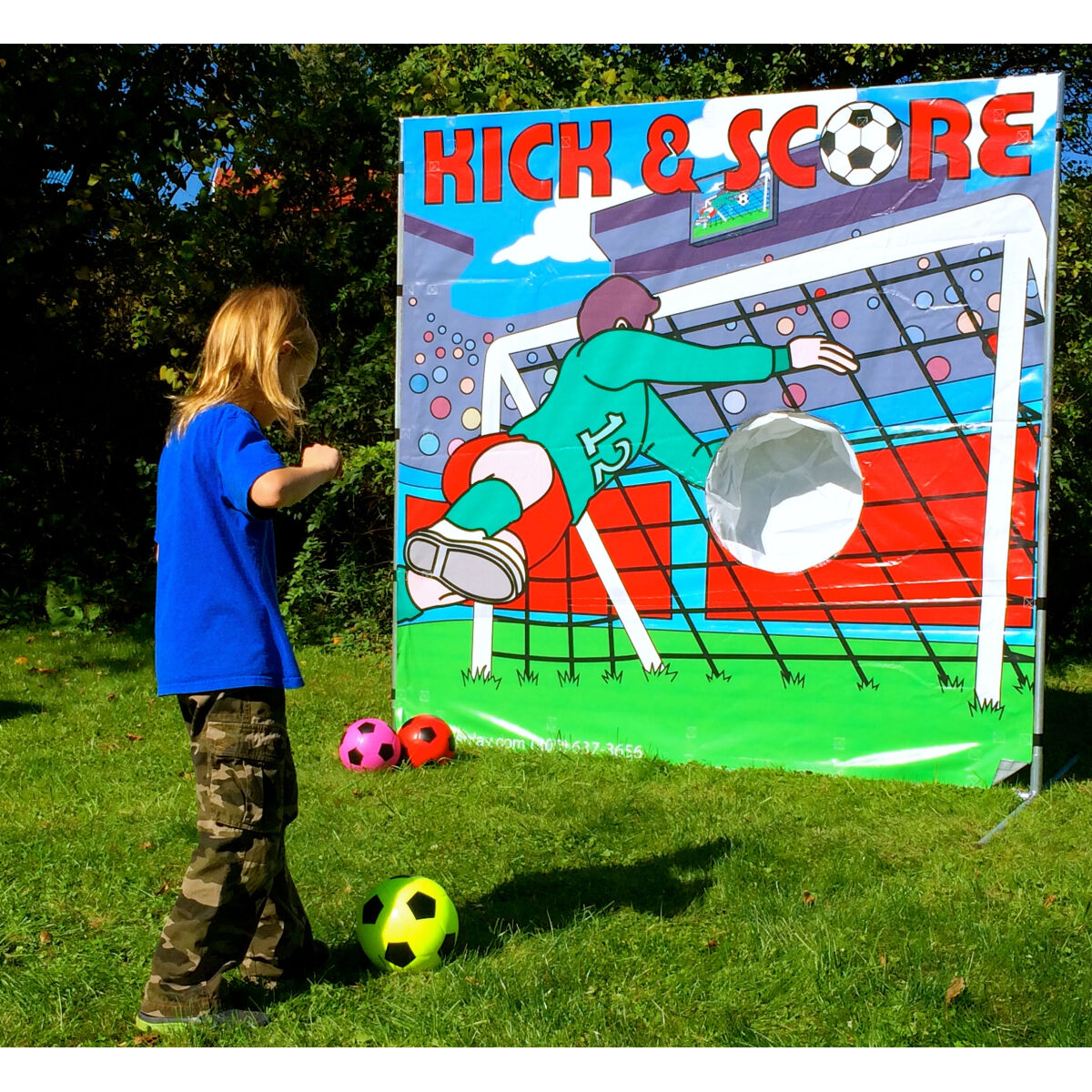 Kick and Score Soccer Carnival Game - TEXAS ENTERTAINMENT